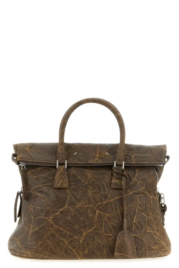 MAISON MARGIELA 5ac Soft Medium Shoulder Bag - Brown