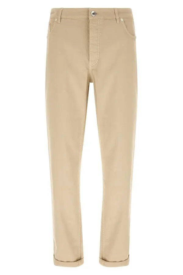 Brunello Cucinelli Coat Of Arms Embroidery Jeans