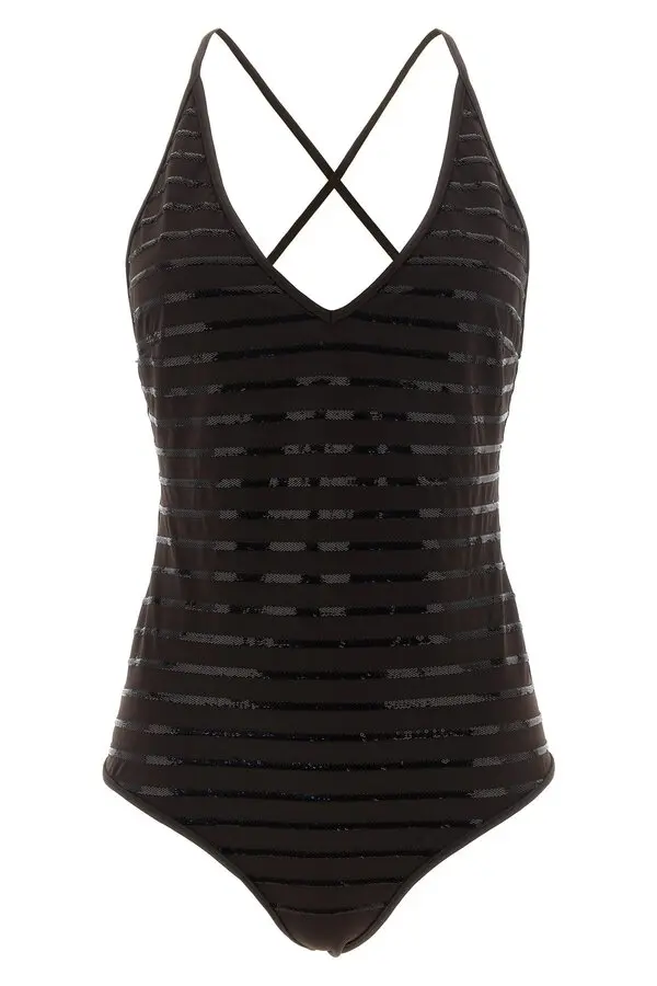 Brunello Cucinelli Dazzling Stripes' One-piece Swimsuit
