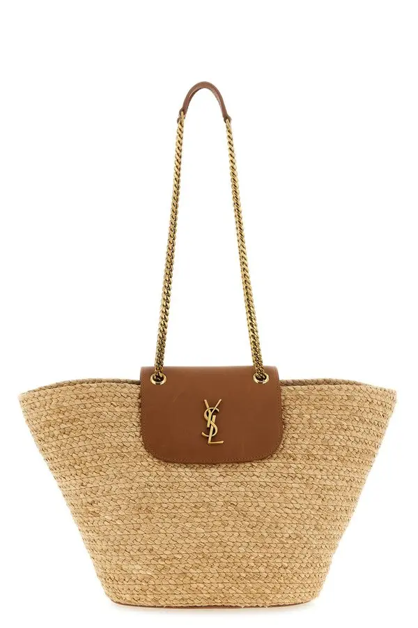 Saint Laurent Manon Shoulder Bag - Beige