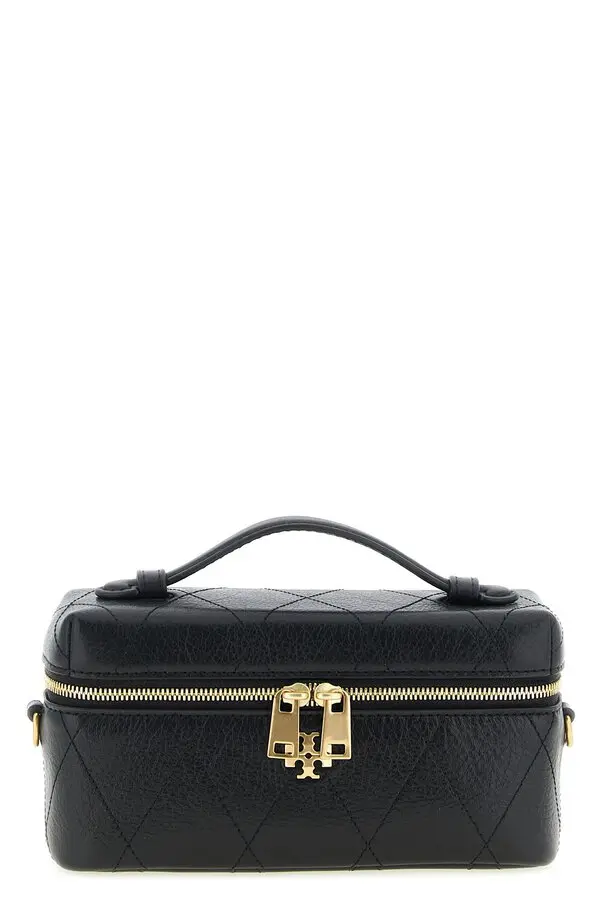 Tory Burch Charlie' Vanity Case Crossbody Bag - Black