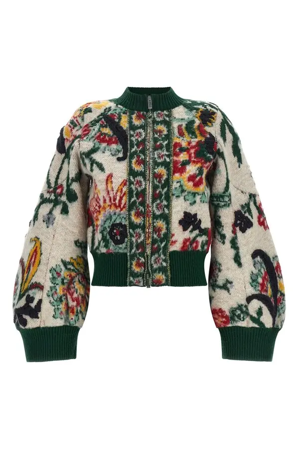 Sacai Floral Jacquard Blouson - Multi