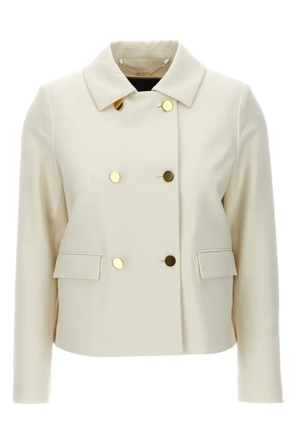 Kiton Cropped Double-breasted Jacket