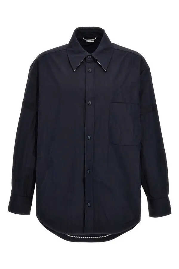 Thom Browne Snap Front' Overshirt - Blue
