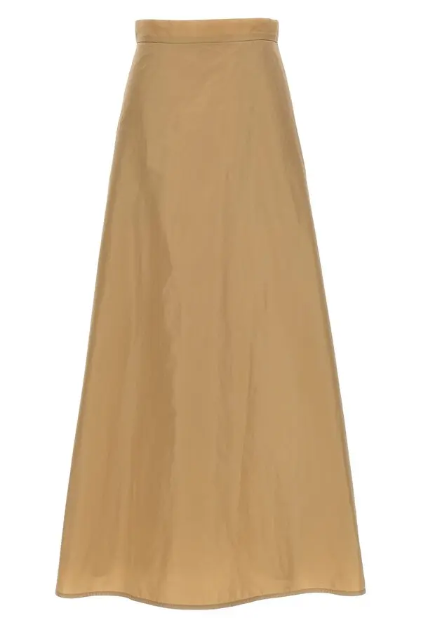 JIL SANDER Technical Fabric Flared Skirt