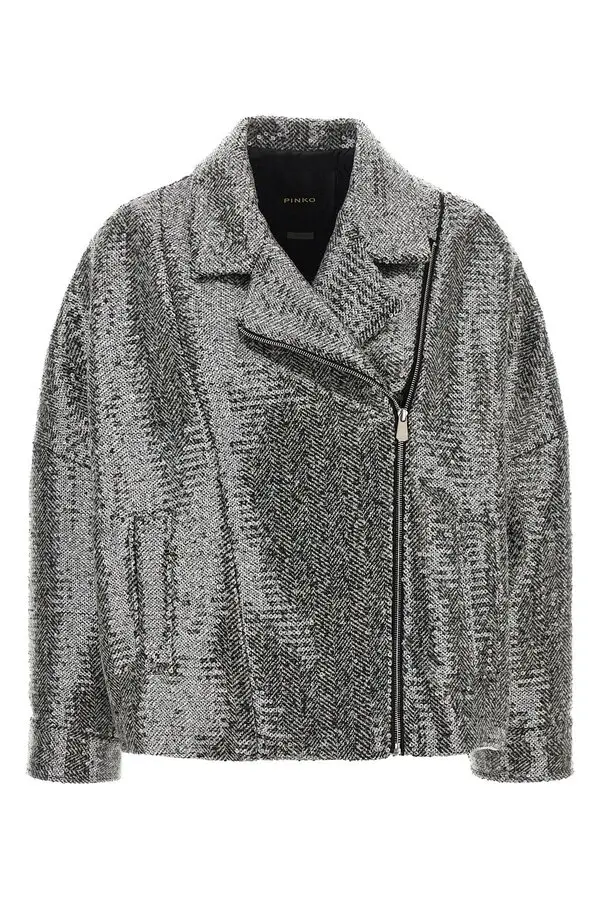 Pinko Sequin Caban Jacket