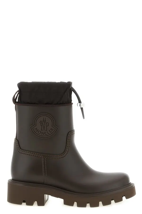 Moncler Kickstream Rain Boots - Brown
