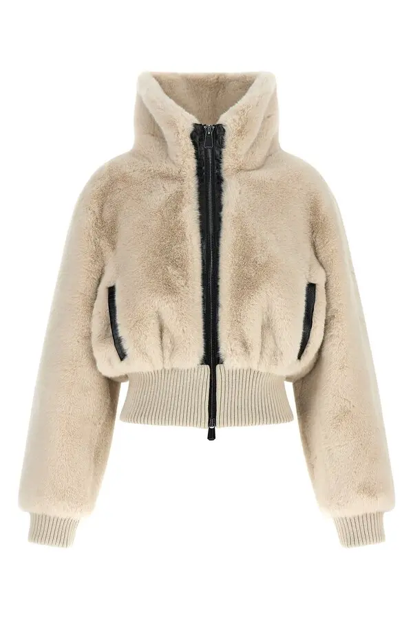 Pinko Cropped Jacket - Beige