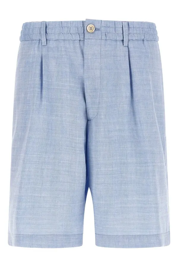 Brunello Cucinelli Chevron Bermuda Shorts