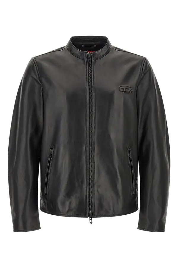 DIESEL® L-tad-wrd Leather Jacket