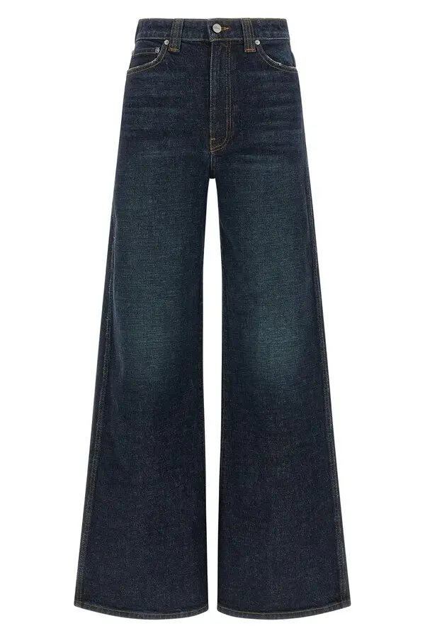 Khaite Dane Wide Leg Jeans