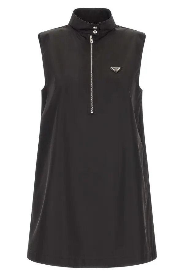 Prada Re-nylon Dress - Black