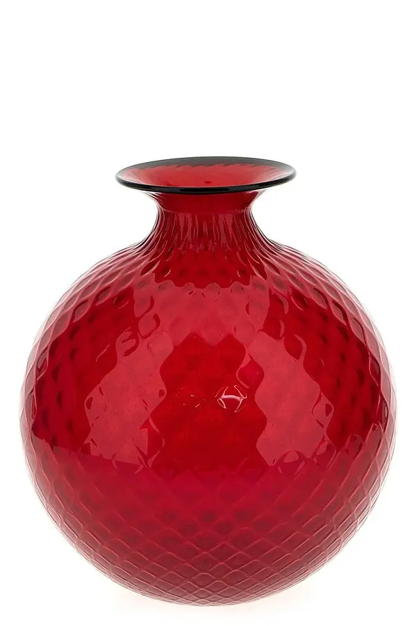 VENINI Monofiore Balloton' Vase - Red