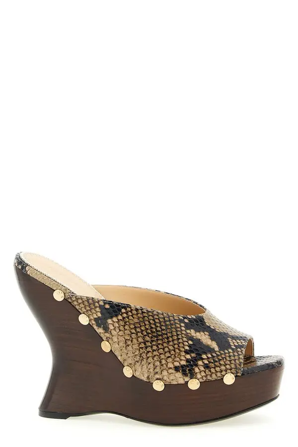 Magda Butrym Python Print Mules