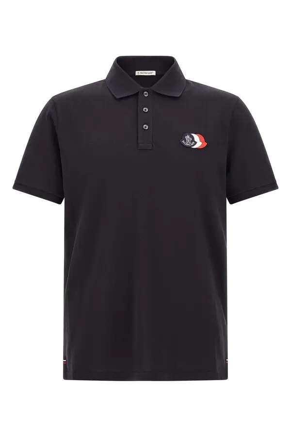 Moncler Triple Logo Polo Shirt