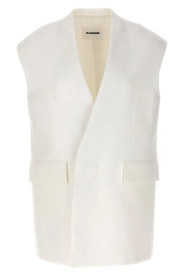 JIL SANDER Oversize Tailored Vest