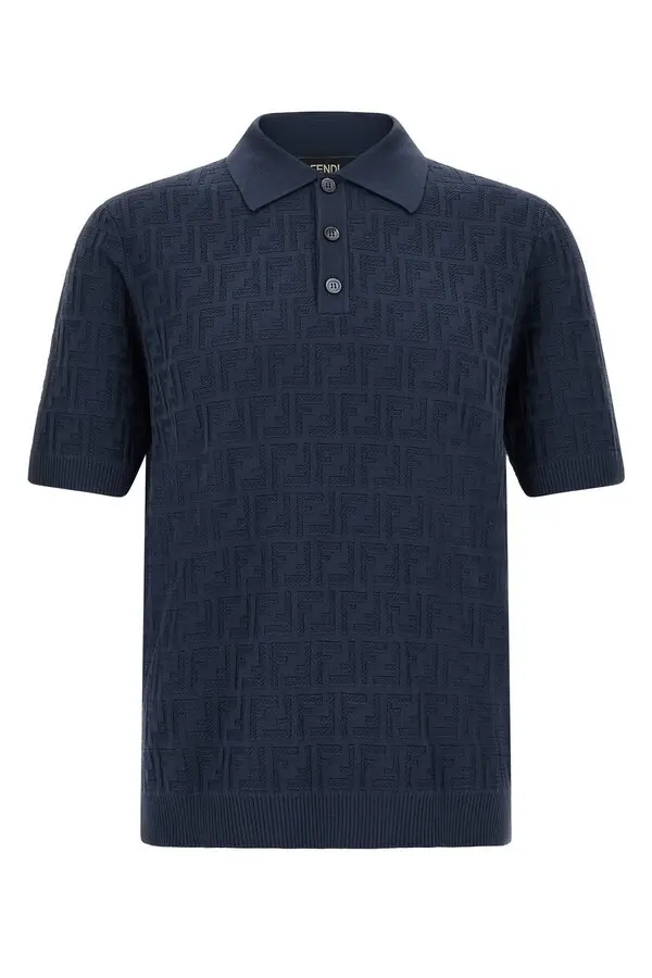 Fendi Ff Cotton Polo Shirt