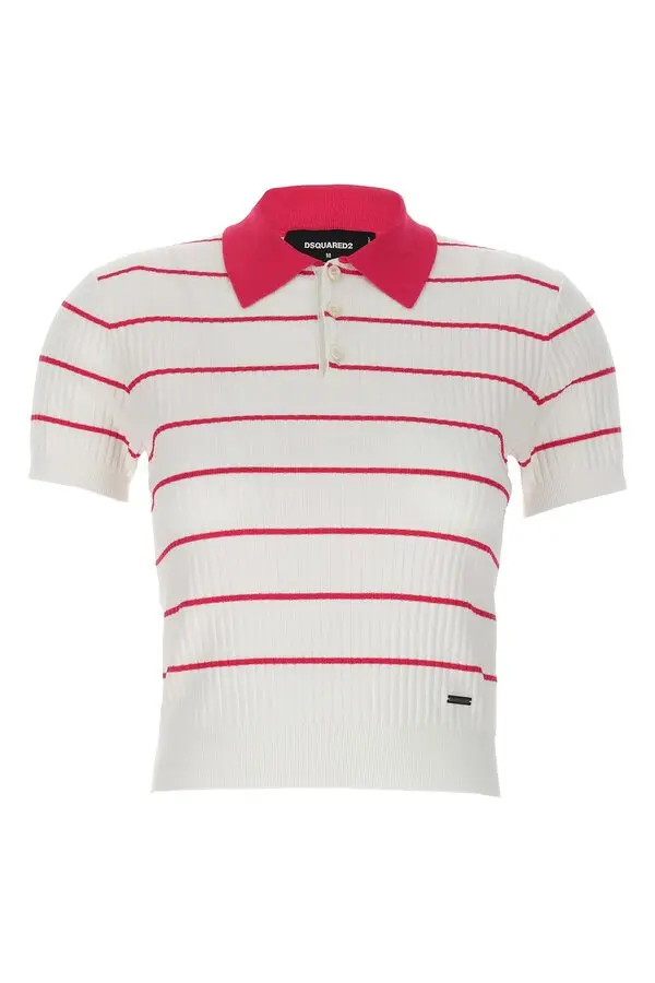 Dsquared2 Striped Polo Shirt