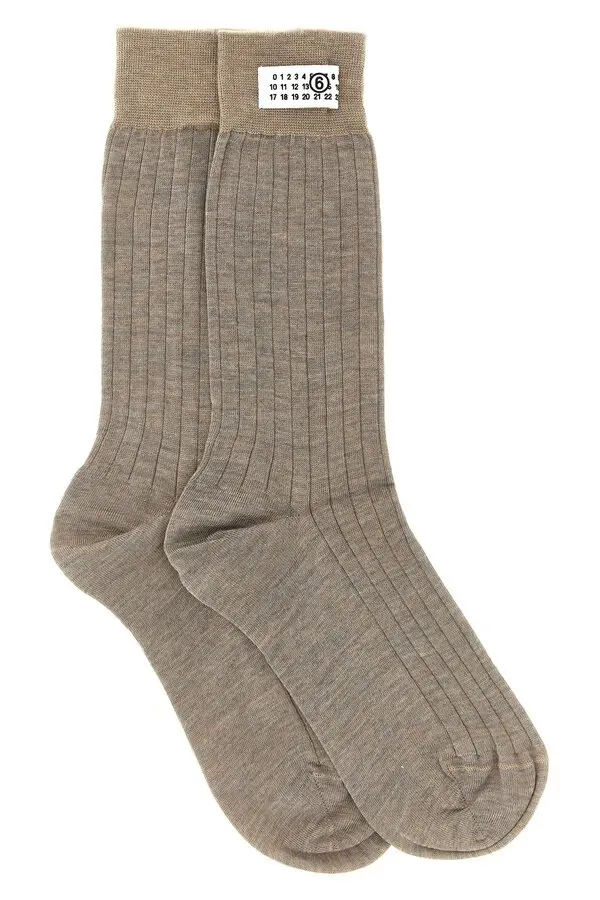 MAISON MARGIELA Numeric Signature Socks