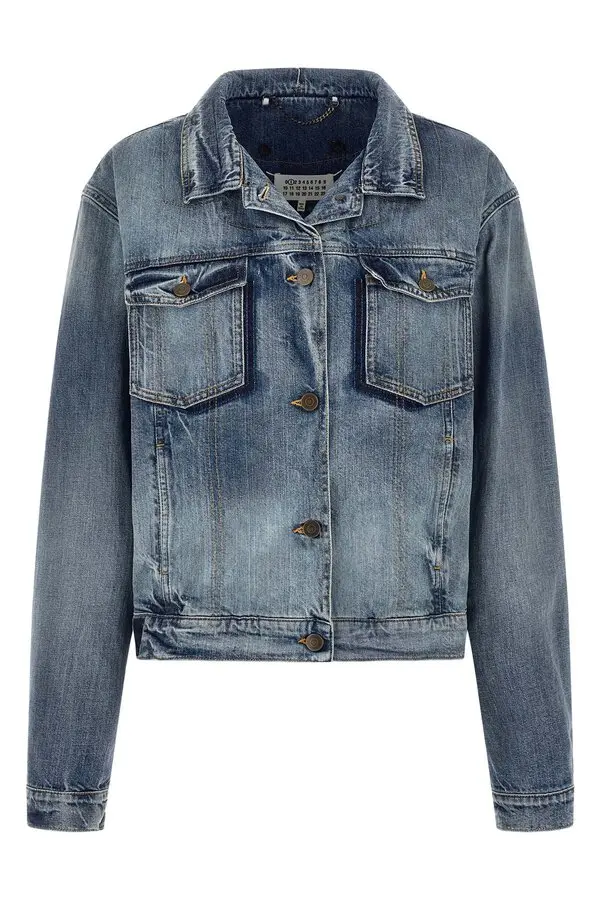 MAISON MARGIELA Folded Collar Denim Jacket