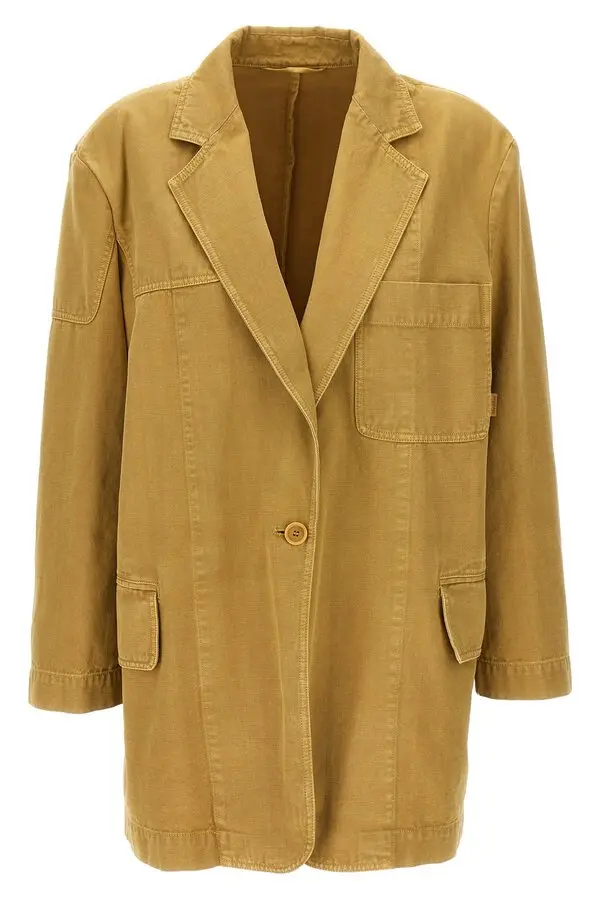Max Mara Dizzy Cotton Canvas Blazer