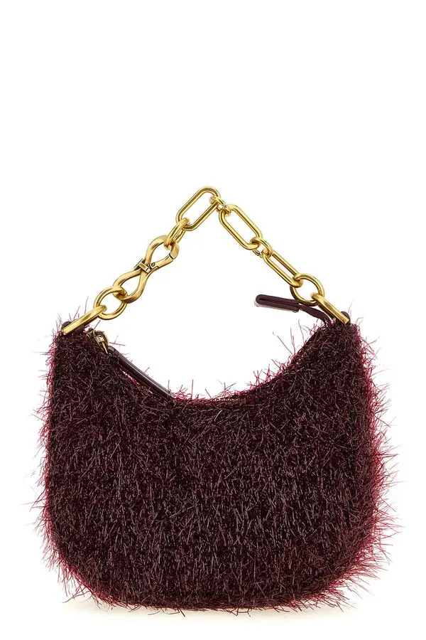 Twin-set Mini Croissant' Handbag - Bordeaux