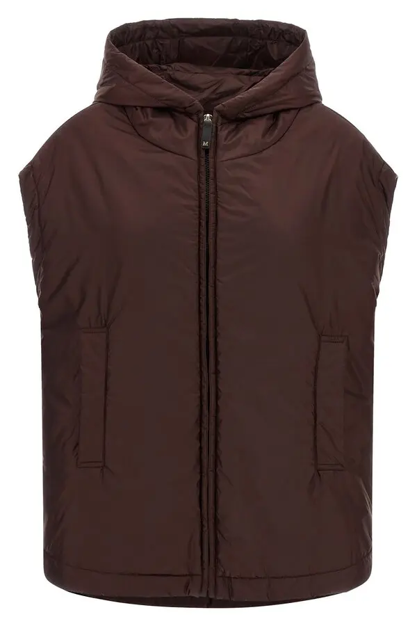 Max Mara Mtcambra Vest - Bordeaux