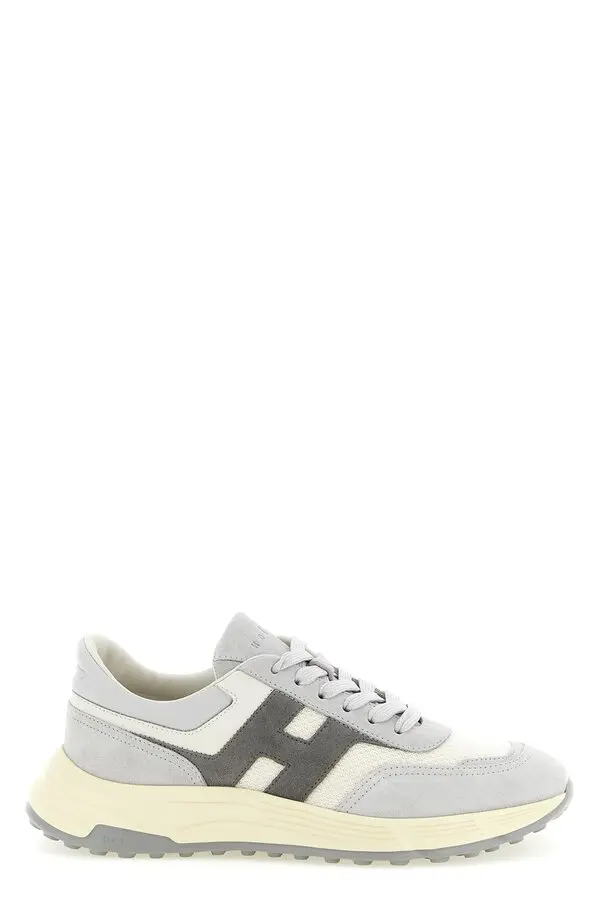 Hogan Suede And Technical Fabric Hyperlight Sneakers