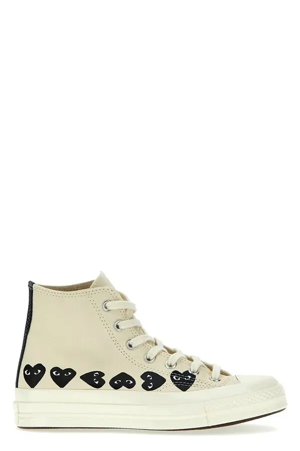 Play Comme Des Garcon X Converse Canvas Sneakers