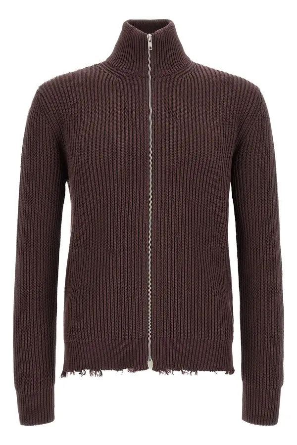 MAISON MARGIELA Ribbed Cotton Turtleneck Sweater