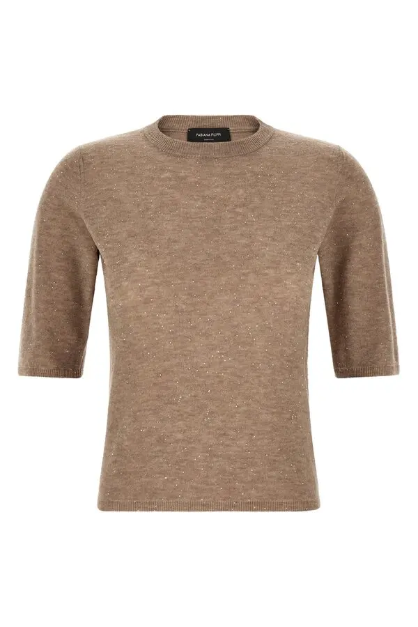 Fabiana Filippi Micro Sequin T-shirt