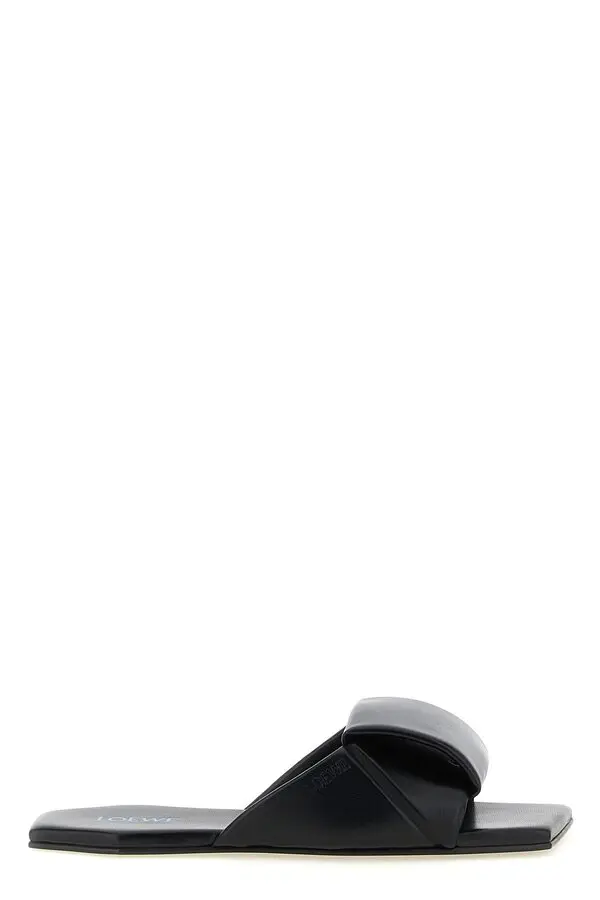 Loewe Origami Sandals - Black
