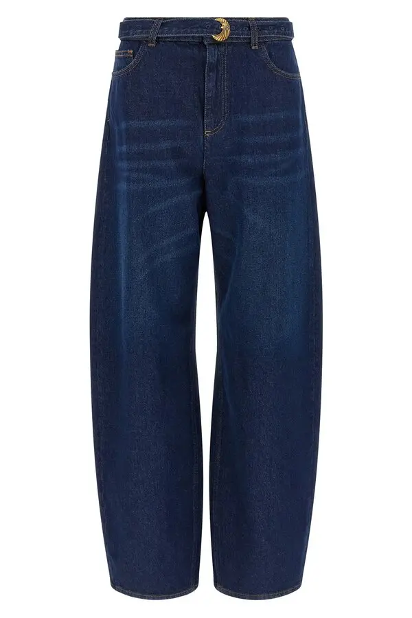 Twin-set High Waist Jeans - Blue