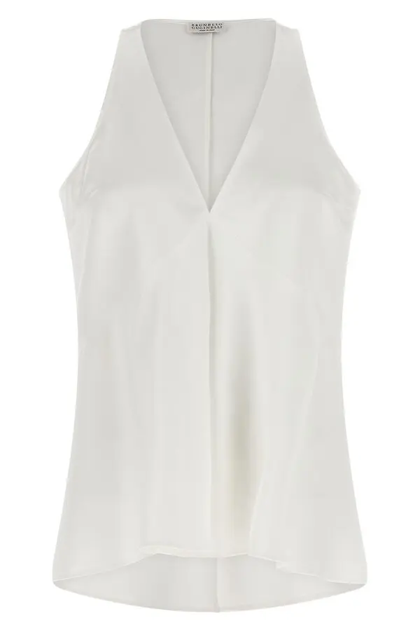 Brunello Cucinelli Top Twill Fluid