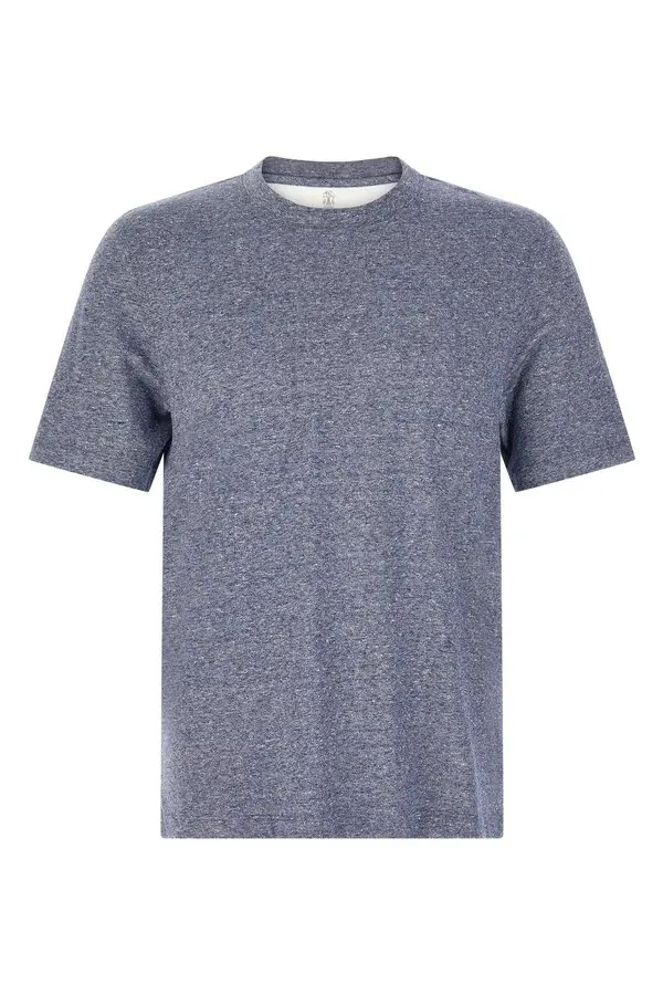 Brunello Cucinelli Mélange Linen Blend T-shirt