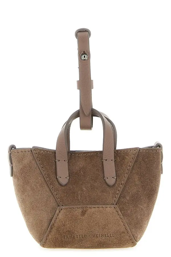 Brunello Cucinelli Micro Bc Duo Bag - Brown