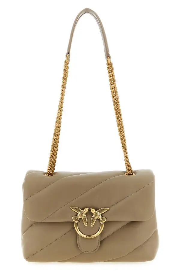 Pinko Love Bag Puff Maxi Crossbody Bag - Beige