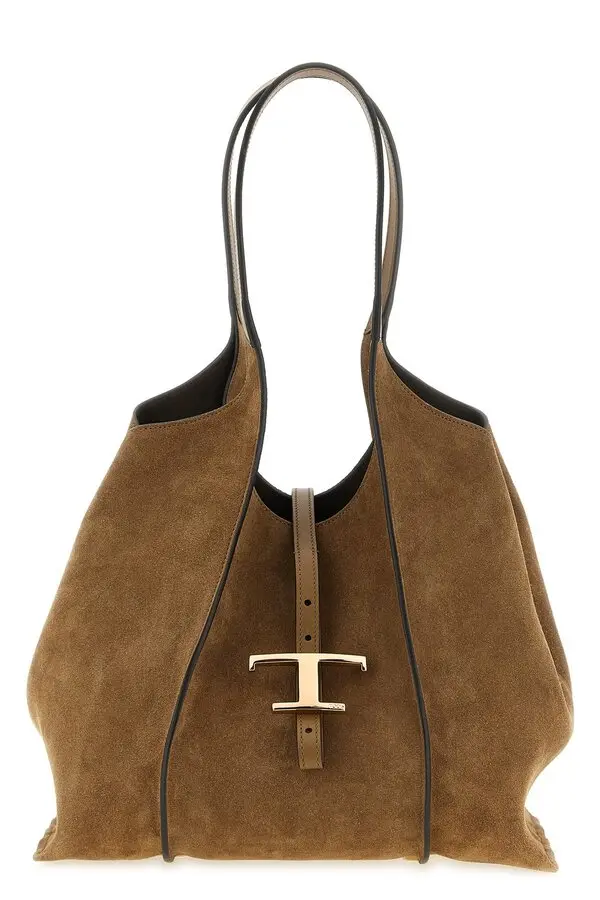 TOD'S Medium 't Timeless' Shopping Bag - Brown