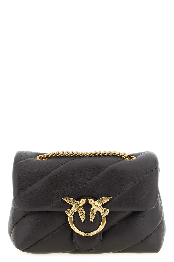 Pinko Love Bag Puff Piccola' Crossbody Bag - Brown