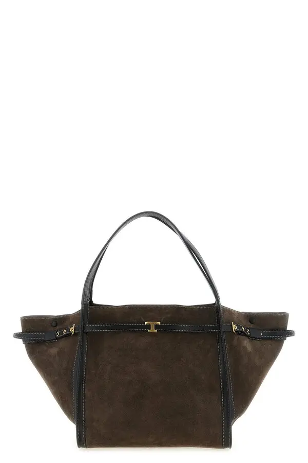 TOD'S Medium Tim Shopping Bag - Brown