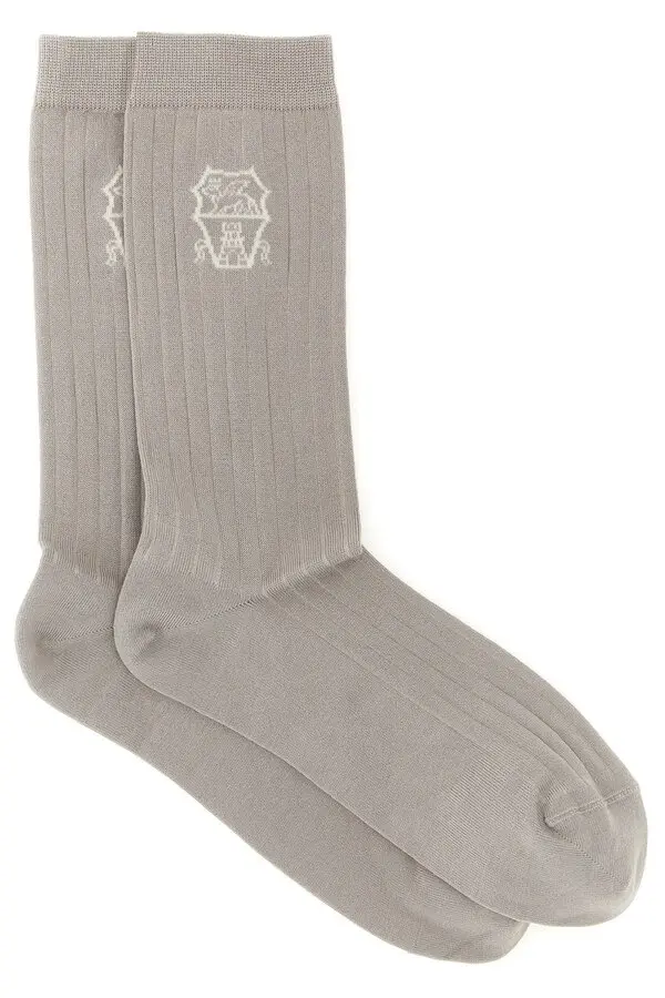 Brunello Cucinelli Socks Coat Of Arms Of Solomeo