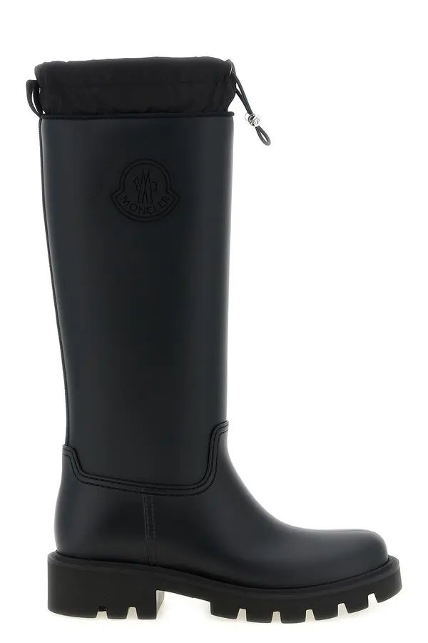 Moncler Kickstream Rubber Boots - Black