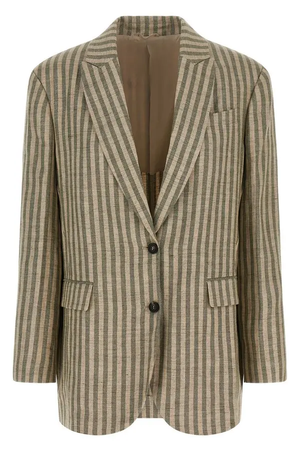 Brunello Cucinelli Striped Blazer