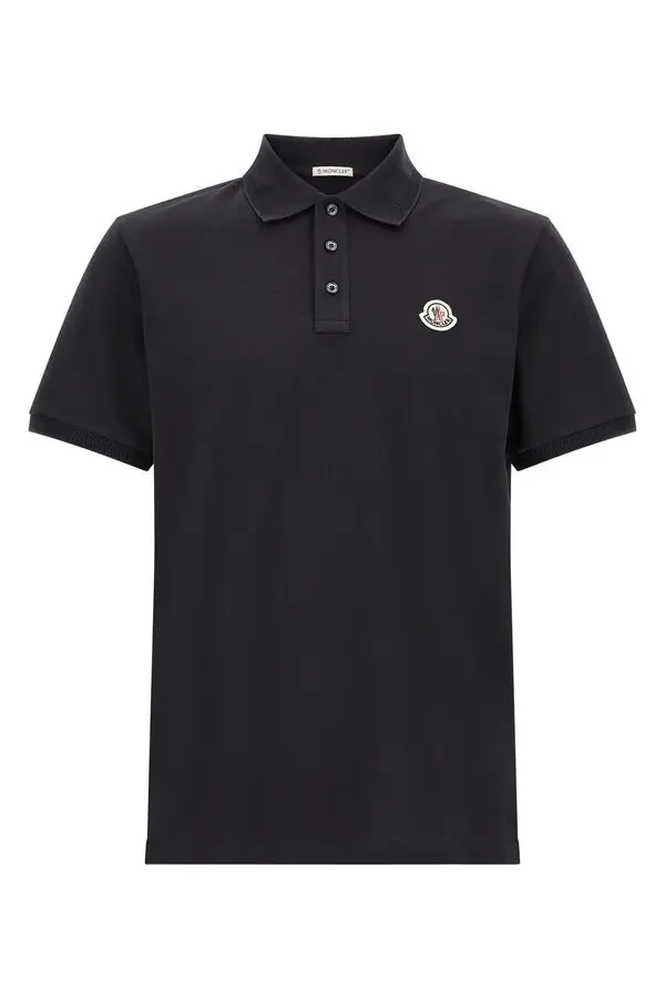 Moncler Logo Patch Polo Shirt