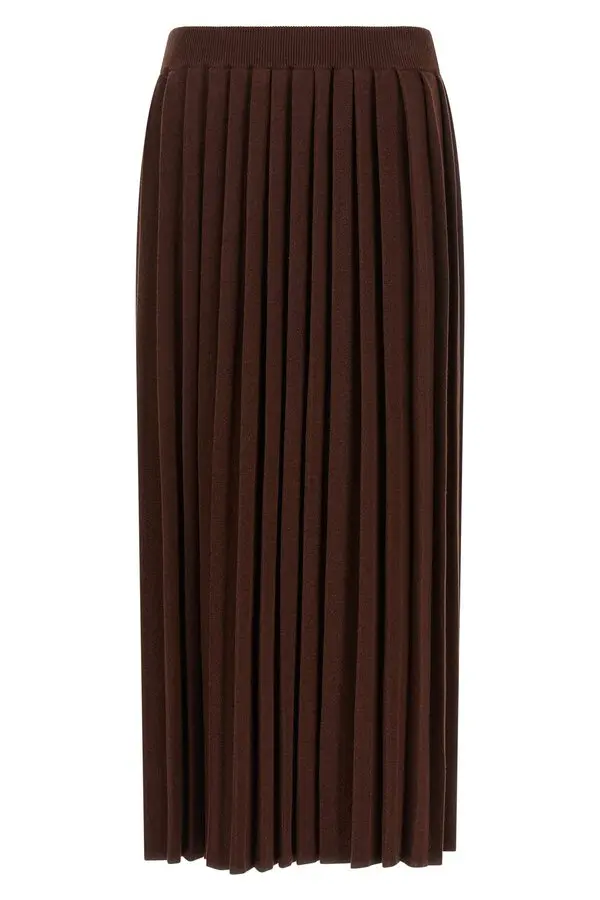 Fabiana Filippi Knitted Pleated Skirt