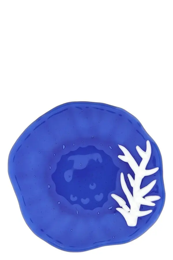 VETROFUSO Glass Plate Design ⌀ 18 Cm - Blue