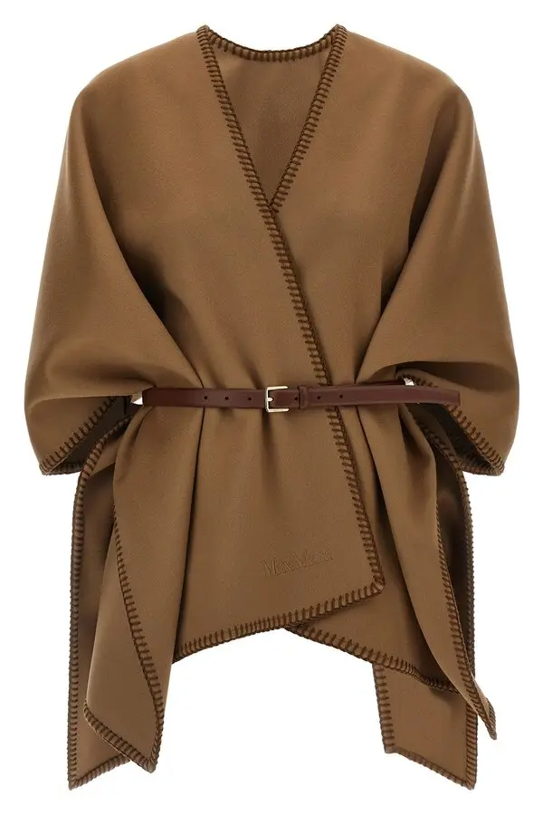 Max Mara Mxacolomba Cape - Beige