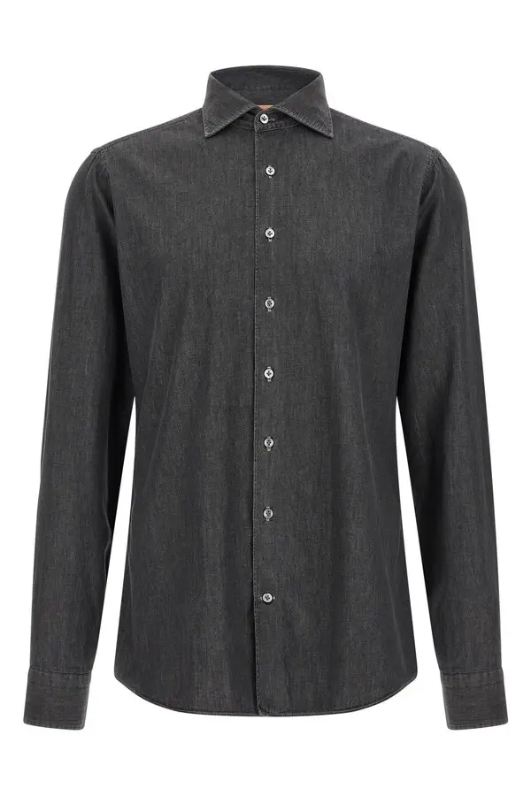 BORRIELLO NAPOLI Napoli' Denim Shirt