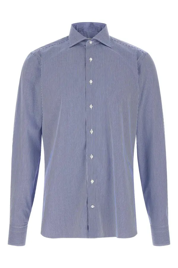 BORRIELLO NAPOLI Marechiaro Collar Shirt