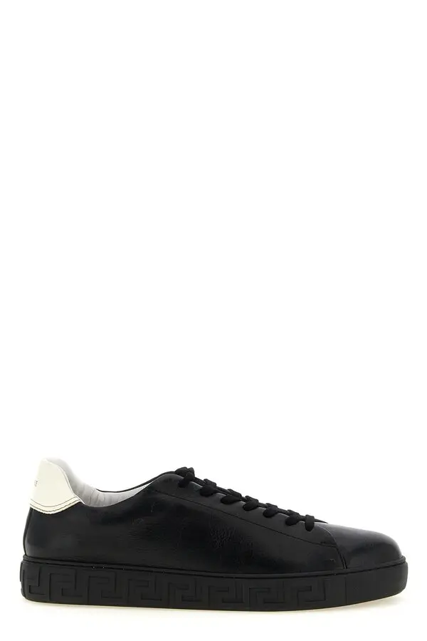 Versace Leather Low-top Sneakers